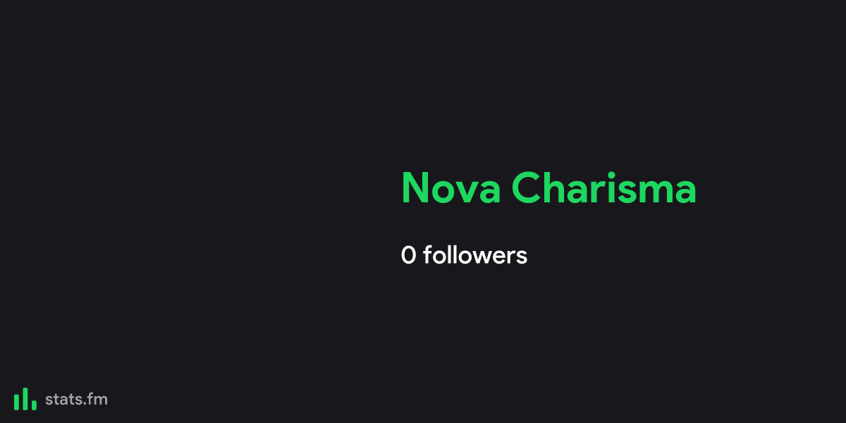 Nova Charisma music, stats and more | stats.fm