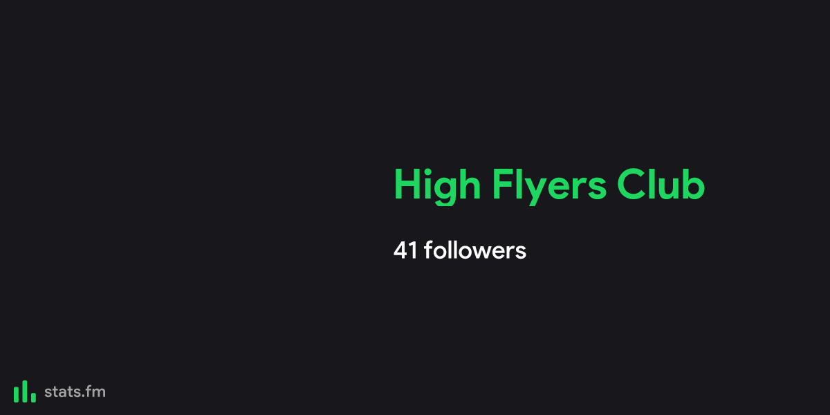 High Flyers Club music, stats and more | stats.fm