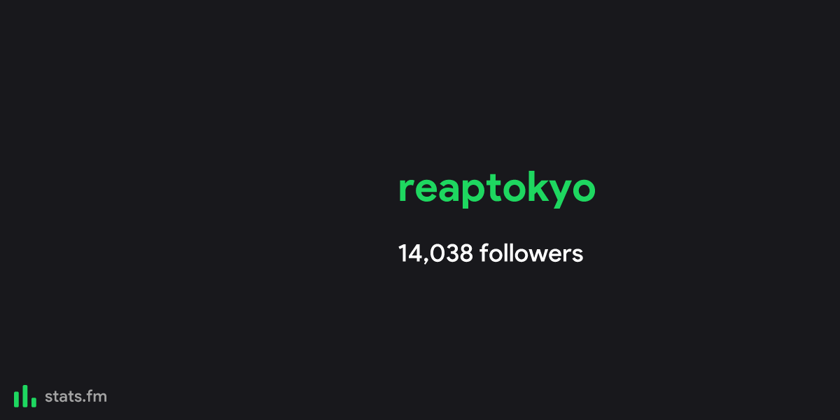 reaptokyo music, stats and more | stats.fm