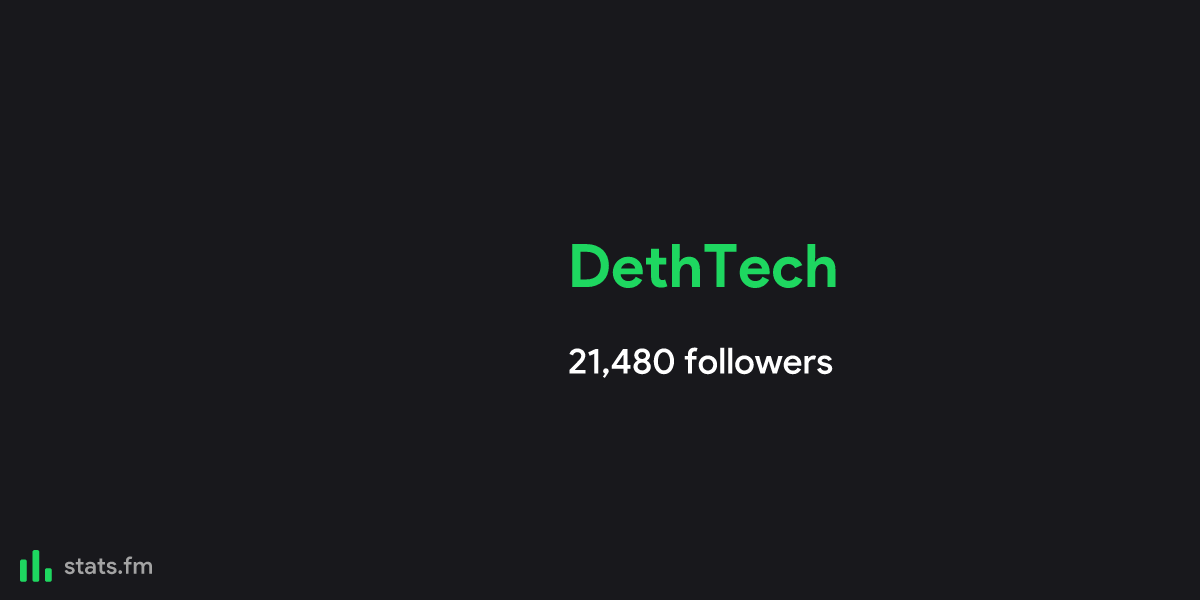 DethTech music, stats and more | stats.fm