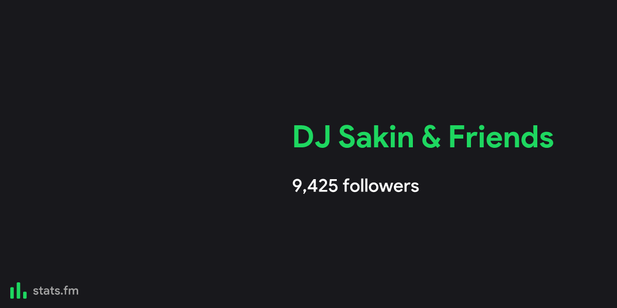 DJ Sakin & Friends music, stats and more | stats.fm