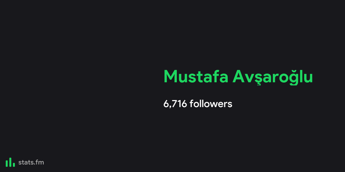 Mustafa Avşaroğlu music, stats and more | stats.fm
