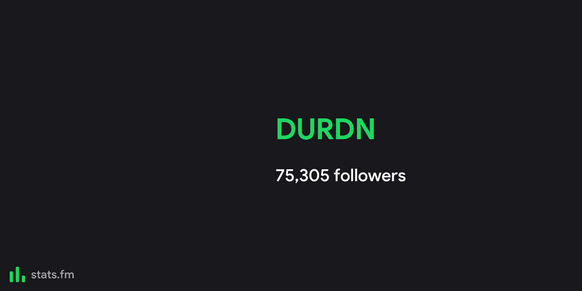 DURDN music, stats and more | stats.fm
