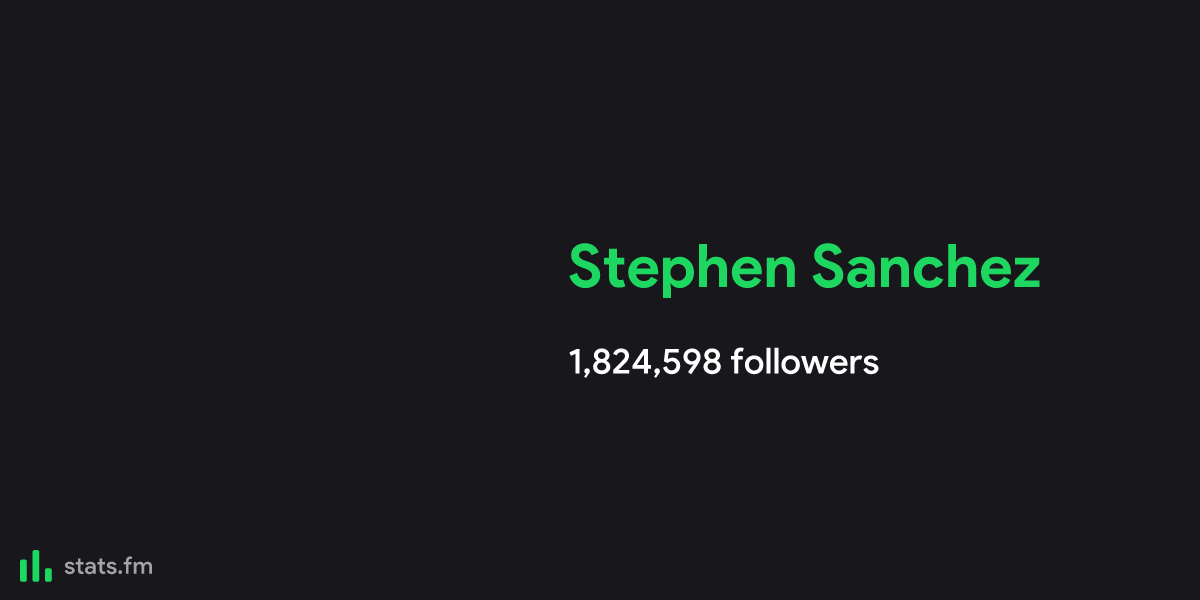 Stephen Sanchez music, stats and more | stats.fm