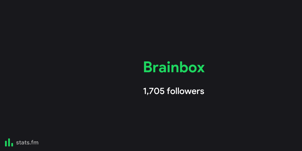 Brainbox music, stats and more | stats.fm