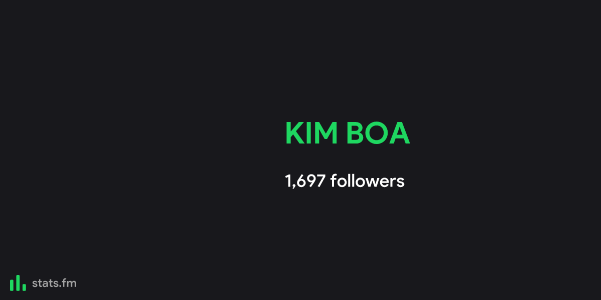 KIM BOA music, stats and more | stats.fm