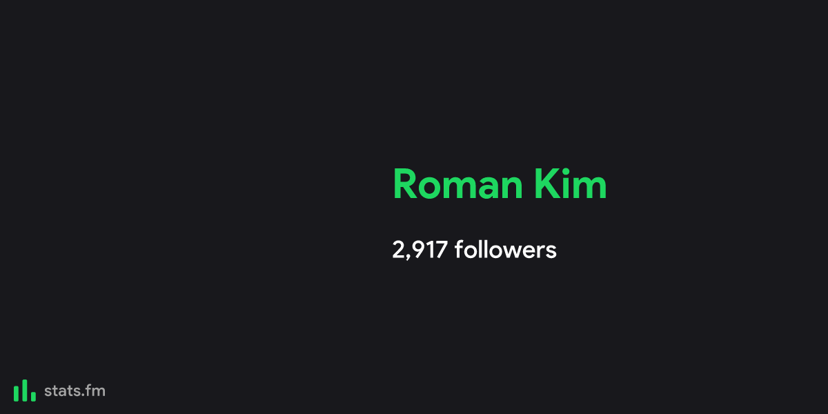 Roman Kim music, stats and more | stats.fm