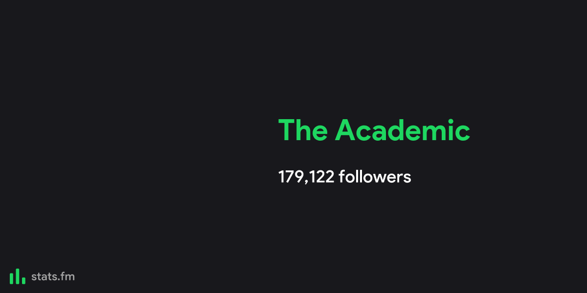The Academic music, stats and more | stats.fm