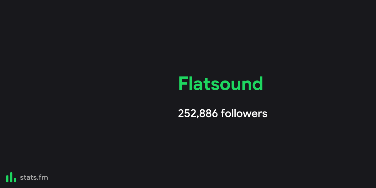 Flatsound music, stats and more | stats.fm