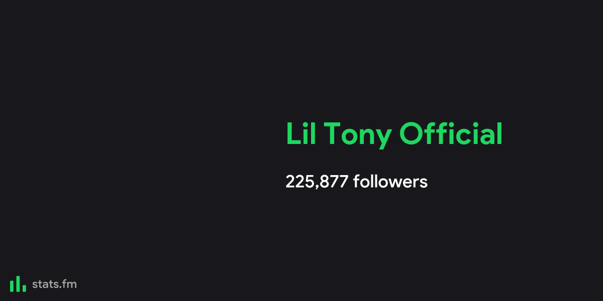 Lil Tony Official music, stats and more | stats.fm