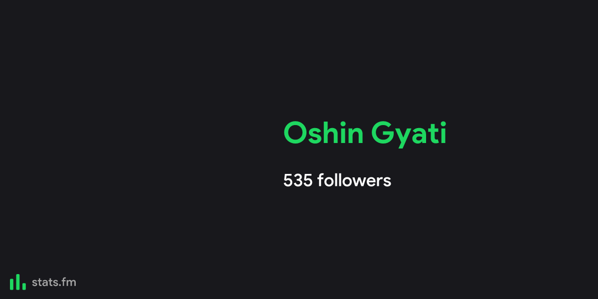Oshin Gyati music, stats and more | stats.fm
