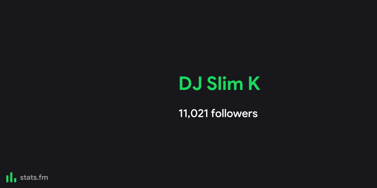 DJ Slim K music, stats and more | stats.fm
