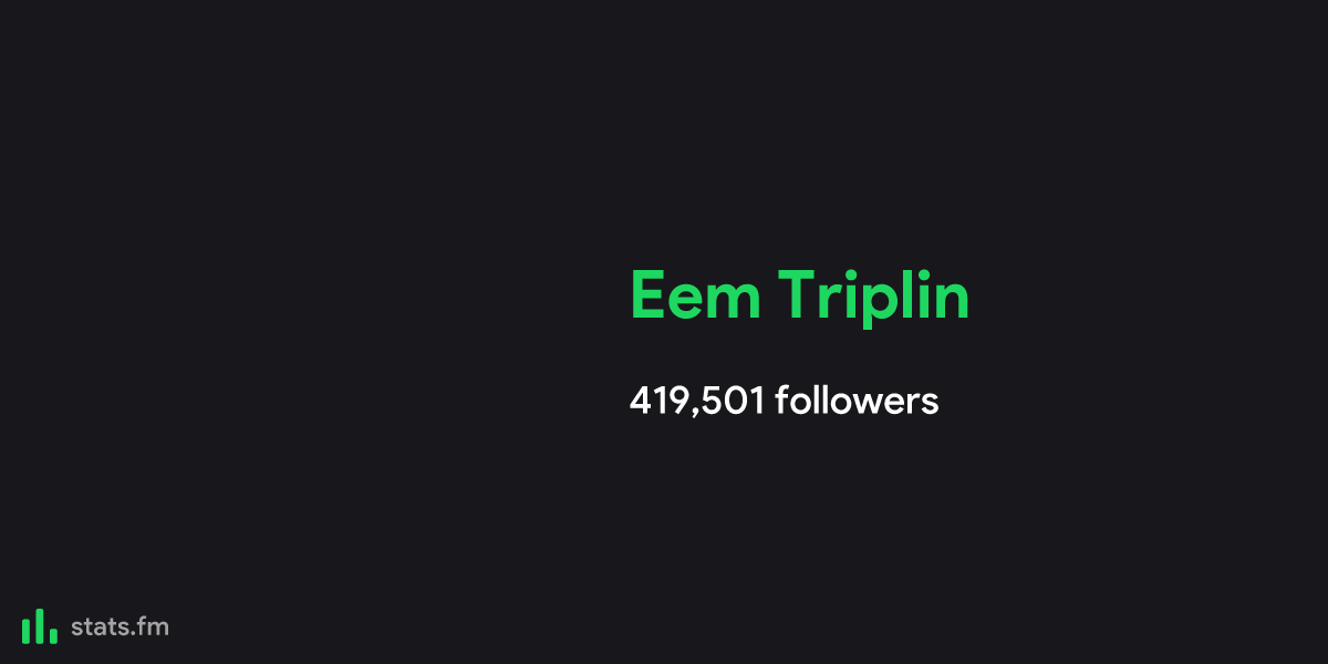 Eem Triplin music, stats and more | stats.fm