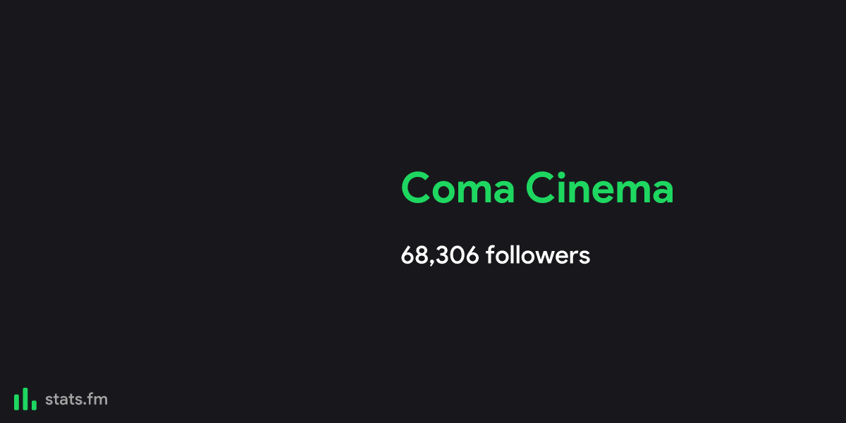 Coma Cinema music, stats and more | stats.fm