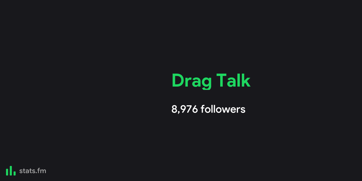 Drag Talk music, stats and more | stats.fm