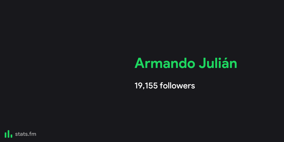 Armando Julián music, stats and more | stats.fm