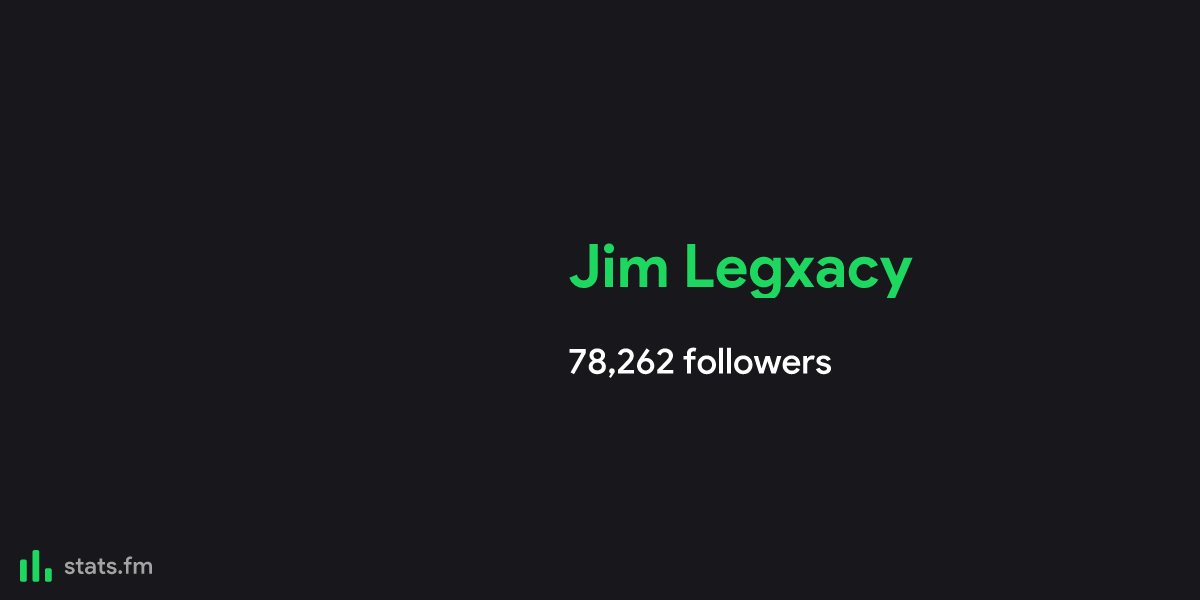 Jim Legxacy music, stats and more | stats.fm
