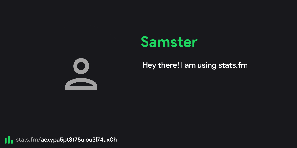 Samster's stats, streams and more | stats.fm