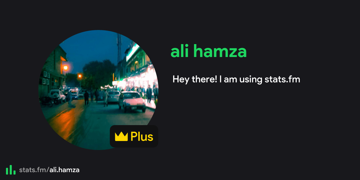 ali hamza's stats, streams and more | stats.fm