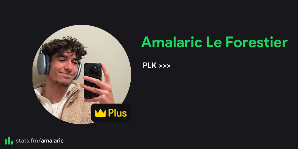 Amalaric Le Forestier's stats, streams and more | stats.fm