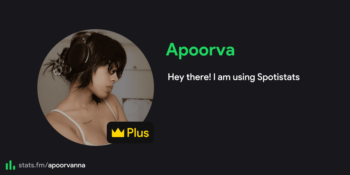 Apoorva's stats, streams and more | stats.fm