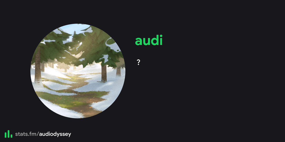 audi's stats, streams and more | stats.fm