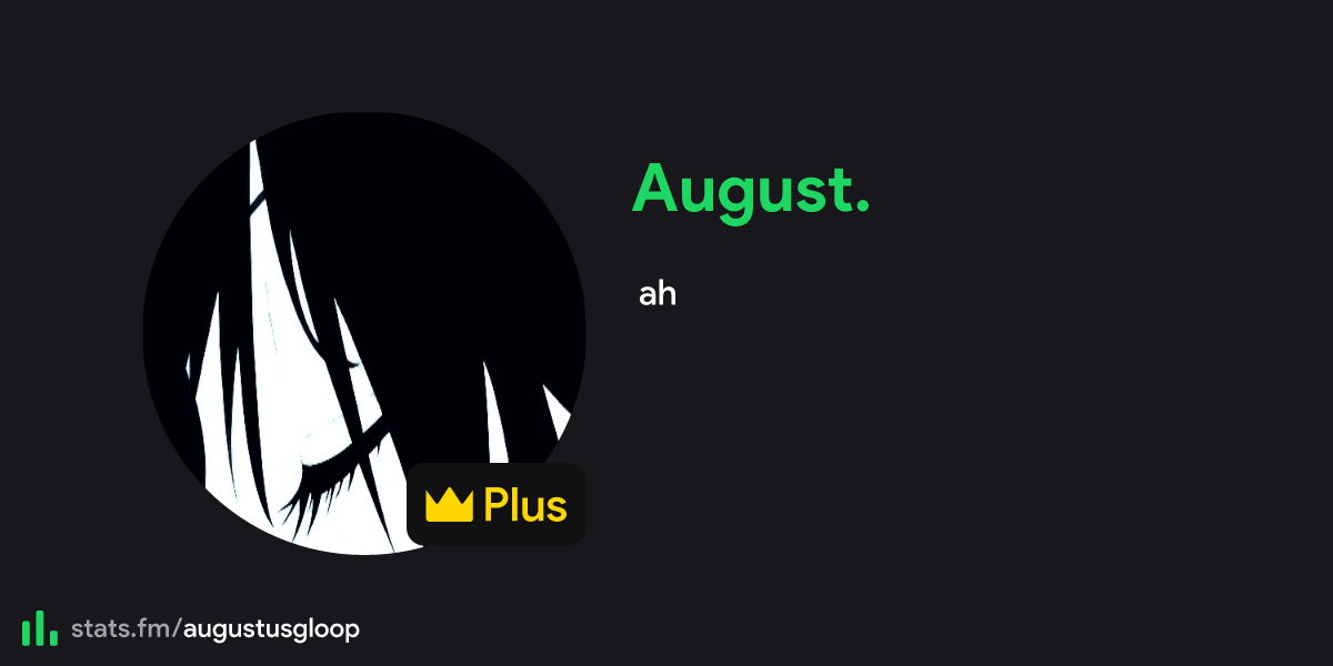 August.'s stats, streams and more | stats.fm