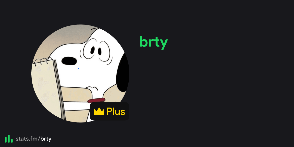 brty's stats, streams and more | stats.fm