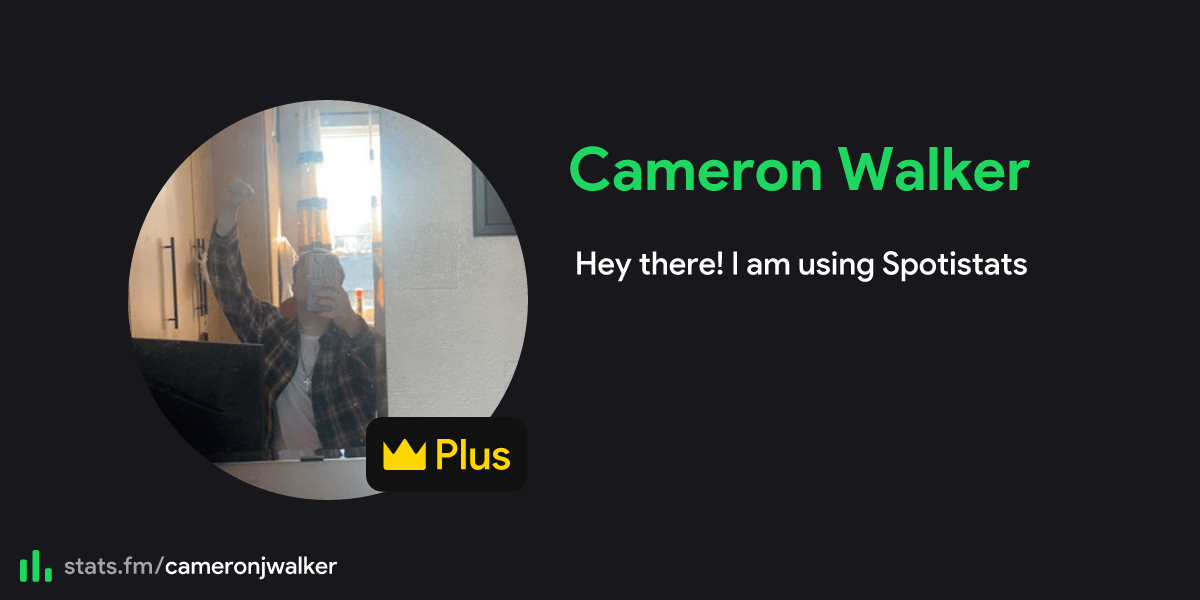Cameron Walker's stats, streams and more | stats.fm