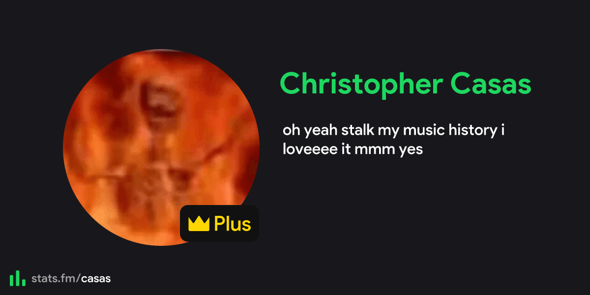 Christopher Casas' stats, streams and more | stats.fm