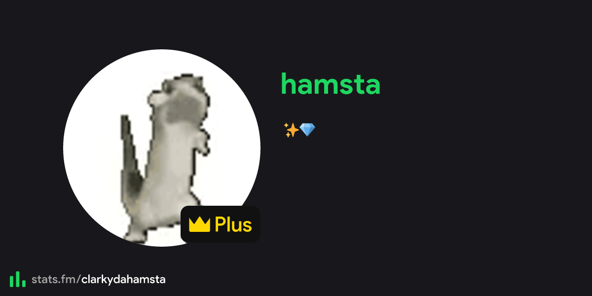 hamsta's stats, streams and more | stats.fm