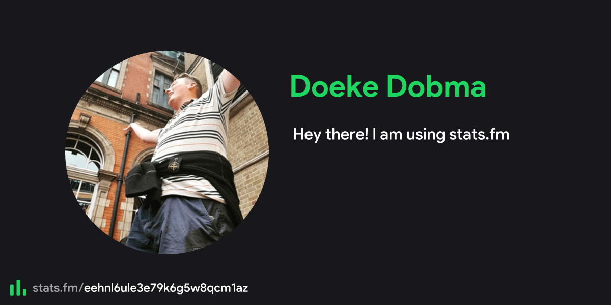Doeke Dobma's stats, streams and more | stats.fm