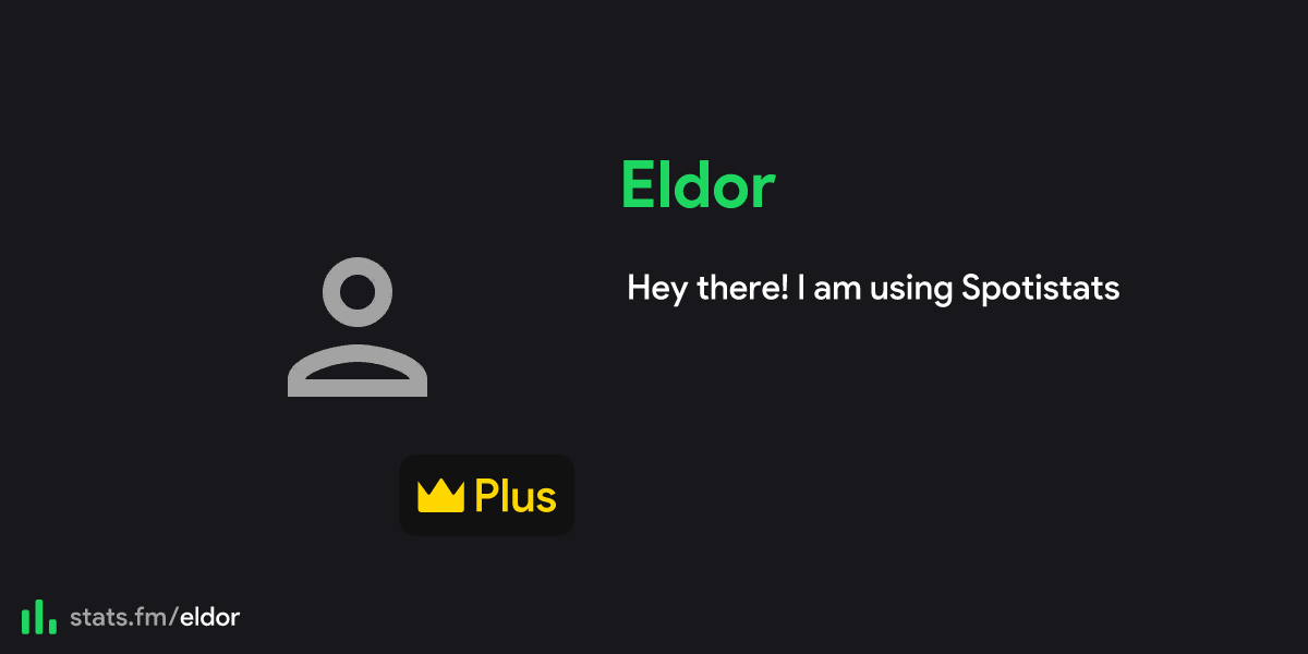 Eldor's stats, streams and more | stats.fm