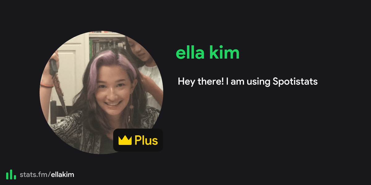 ella kim's stats, streams and more | stats.fm