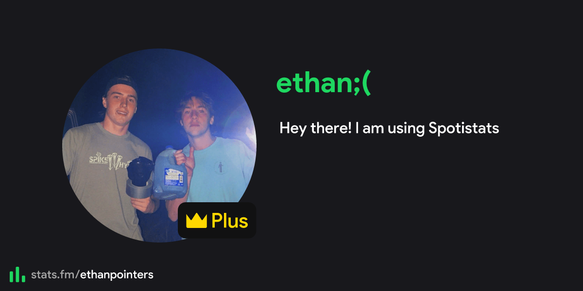 ethan;('s stats, streams and more | stats.fm