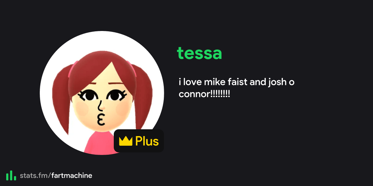 tessa's stats, streams and more | stats.fm