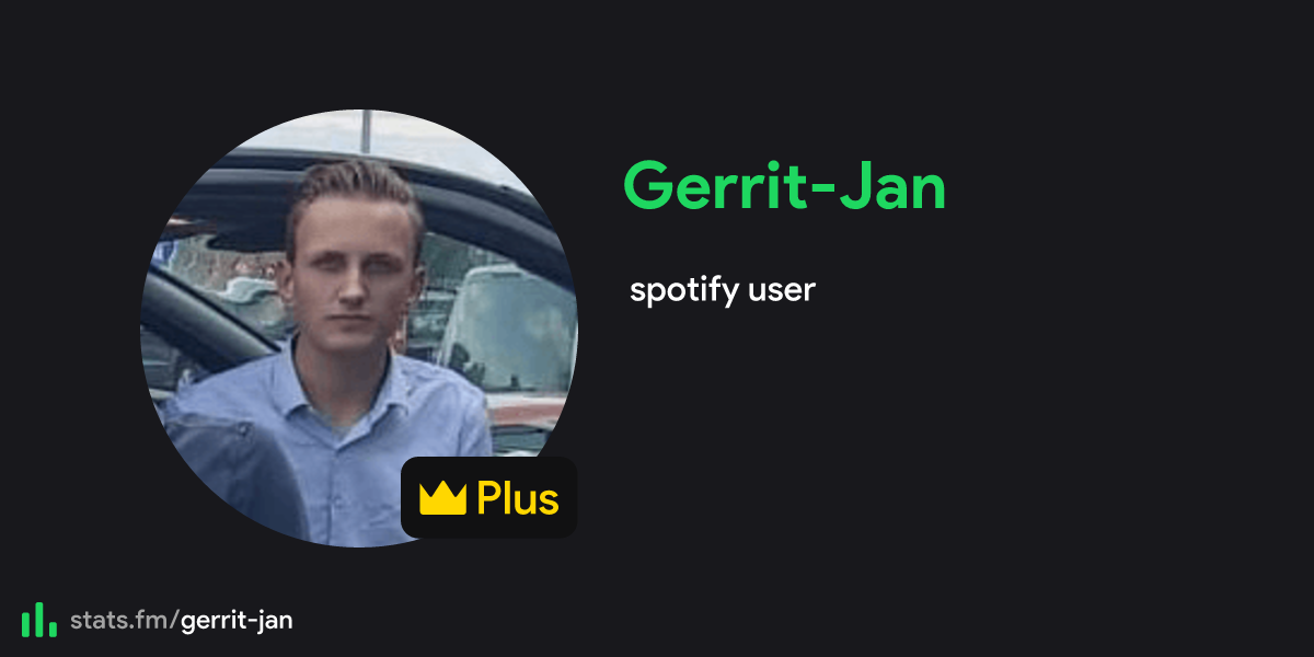 Gerrit-Jan's stats, streams and more | stats.fm