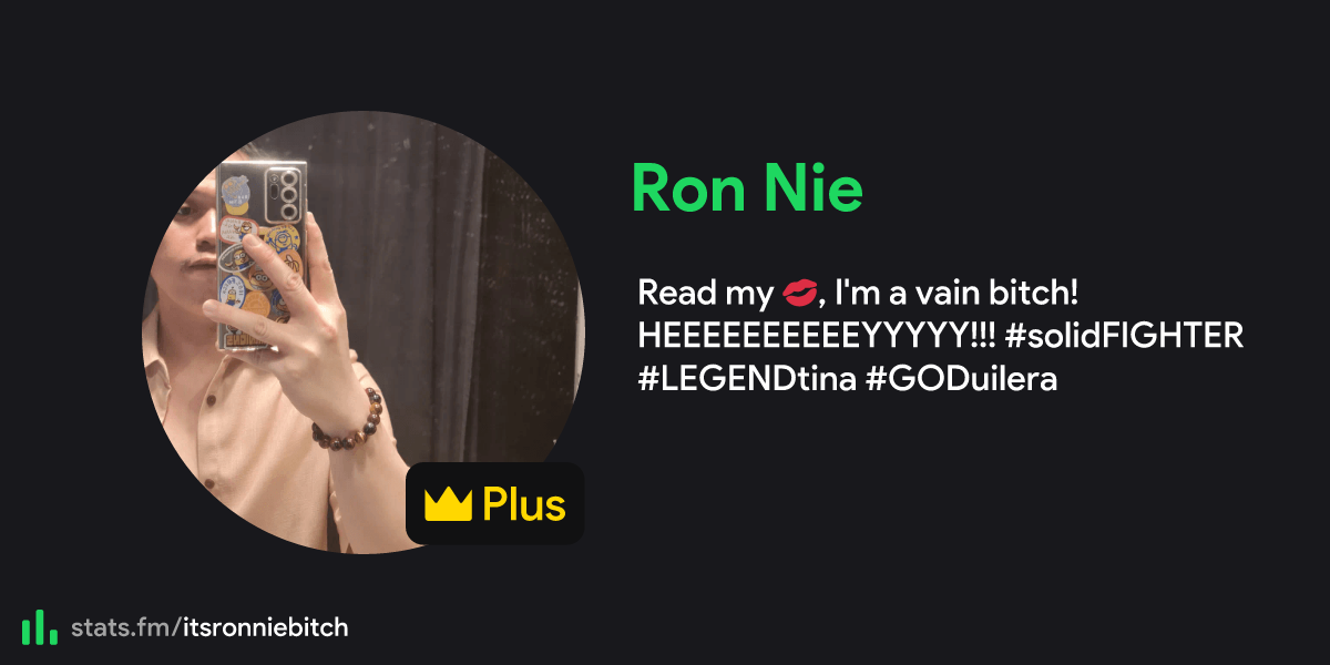 Ron Nie's stats, streams and more | stats.fm