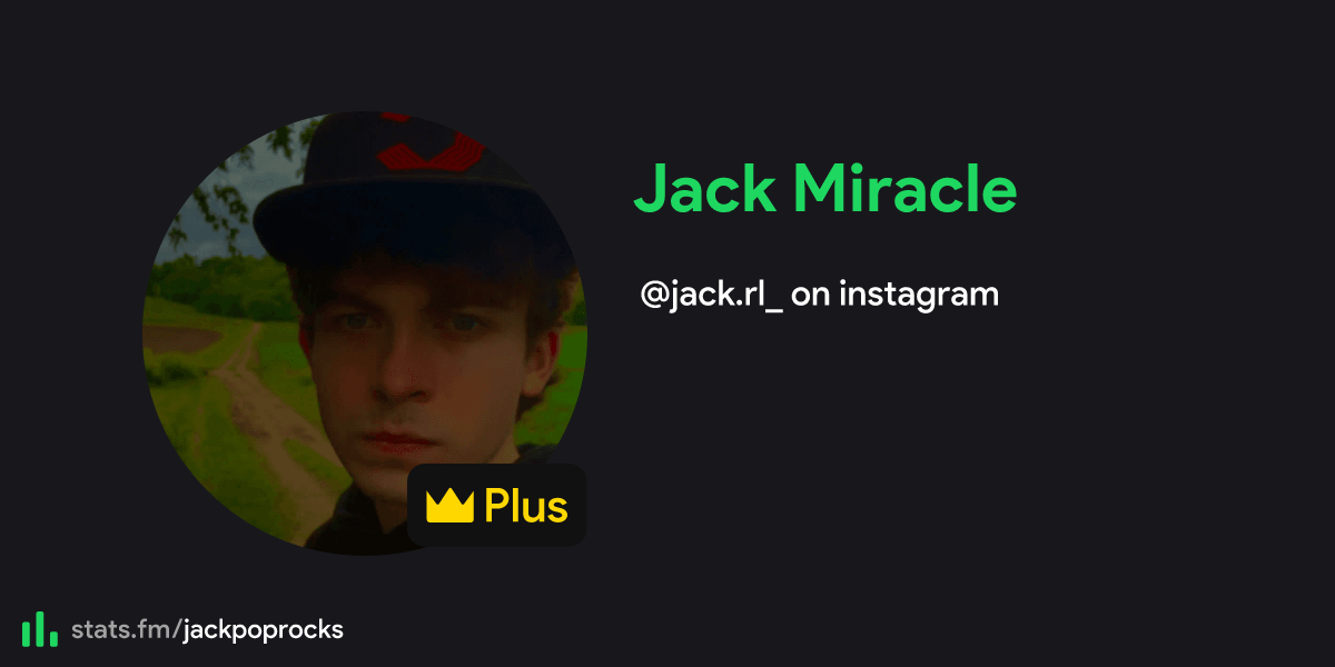Jack Miracle's stats, streams and more | stats.fm