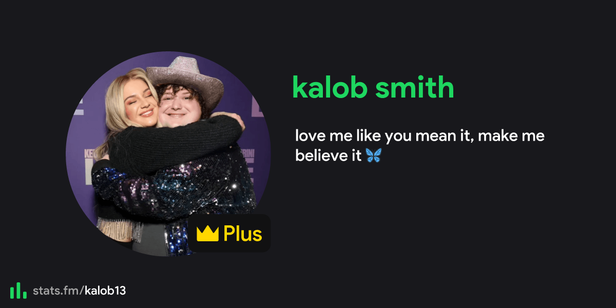 kalob smith's stats, streams and more | stats.fm