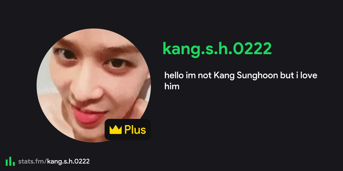 kang.s.h.0222's stats, streams and more | stats.fm