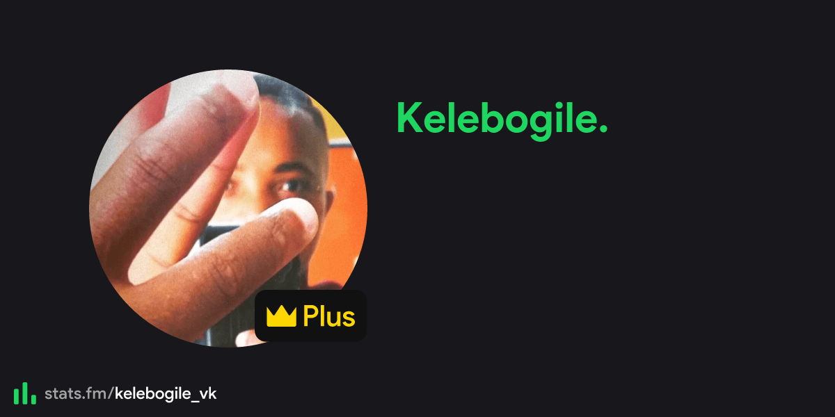 Kelebogile.'s stats, streams and more | stats.fm