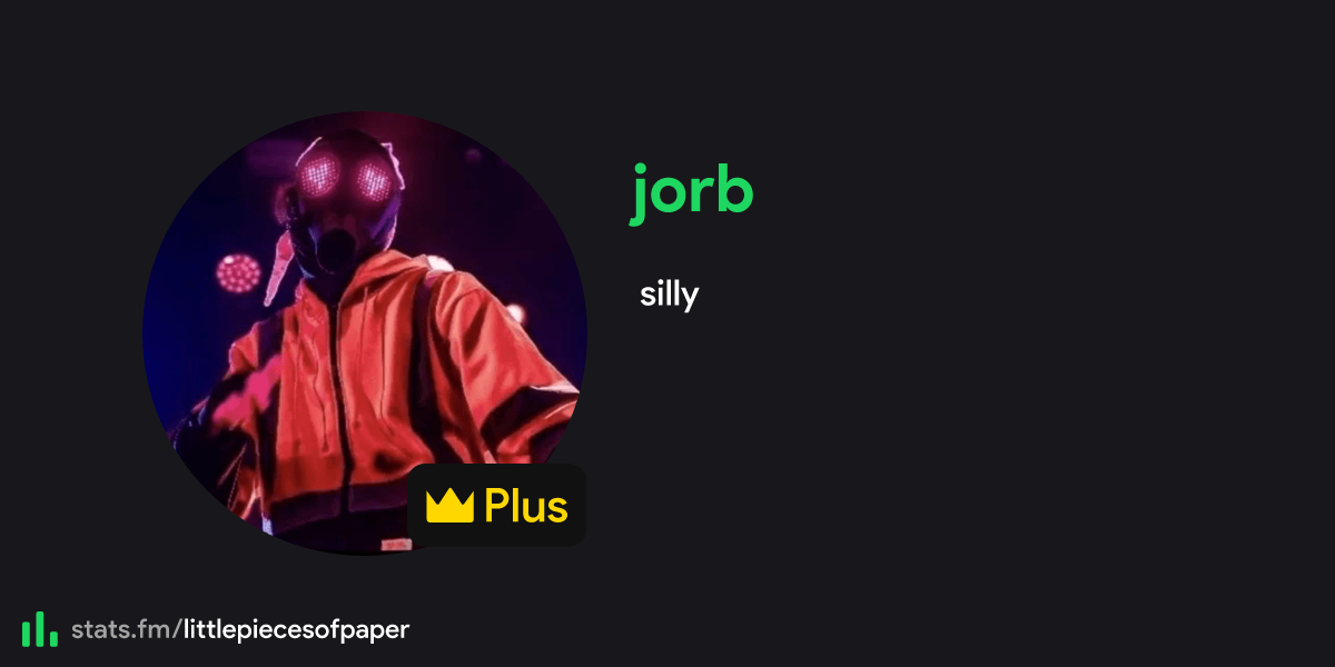 jorb's stats, streams and more | stats.fm