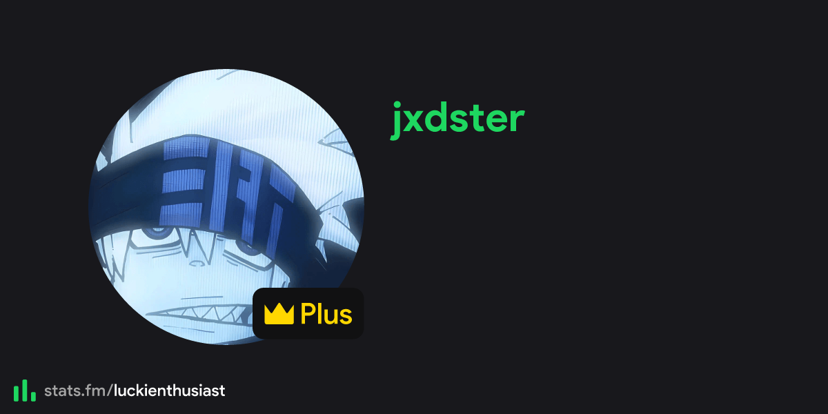 jxdster's stats, streams and more | stats.fm