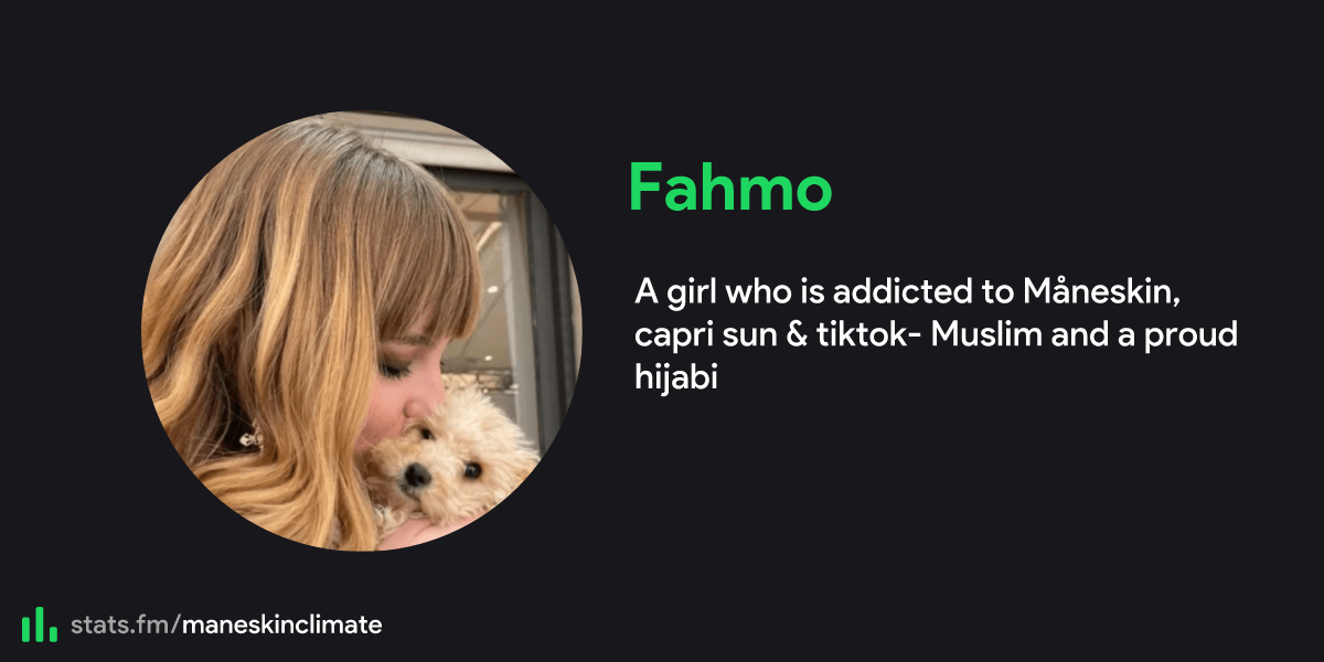 Fahmo's stats, streams and more | stats.fm