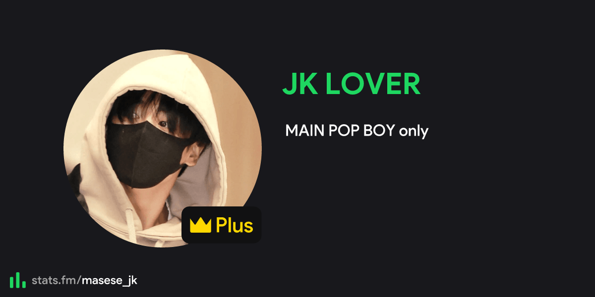 JK LOVER's stats, streams and more | stats.fm
