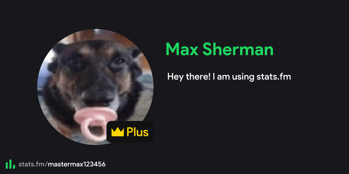 Max Sherman's stats, streams and more | stats.fm