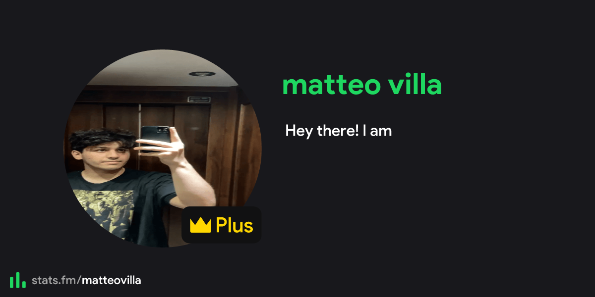 matteo villa's stats, streams and more | stats.fm