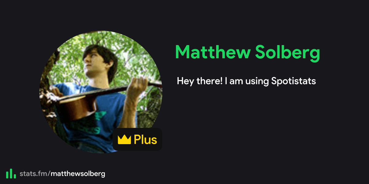 Matthew Solberg's stats, streams and more | stats.fm