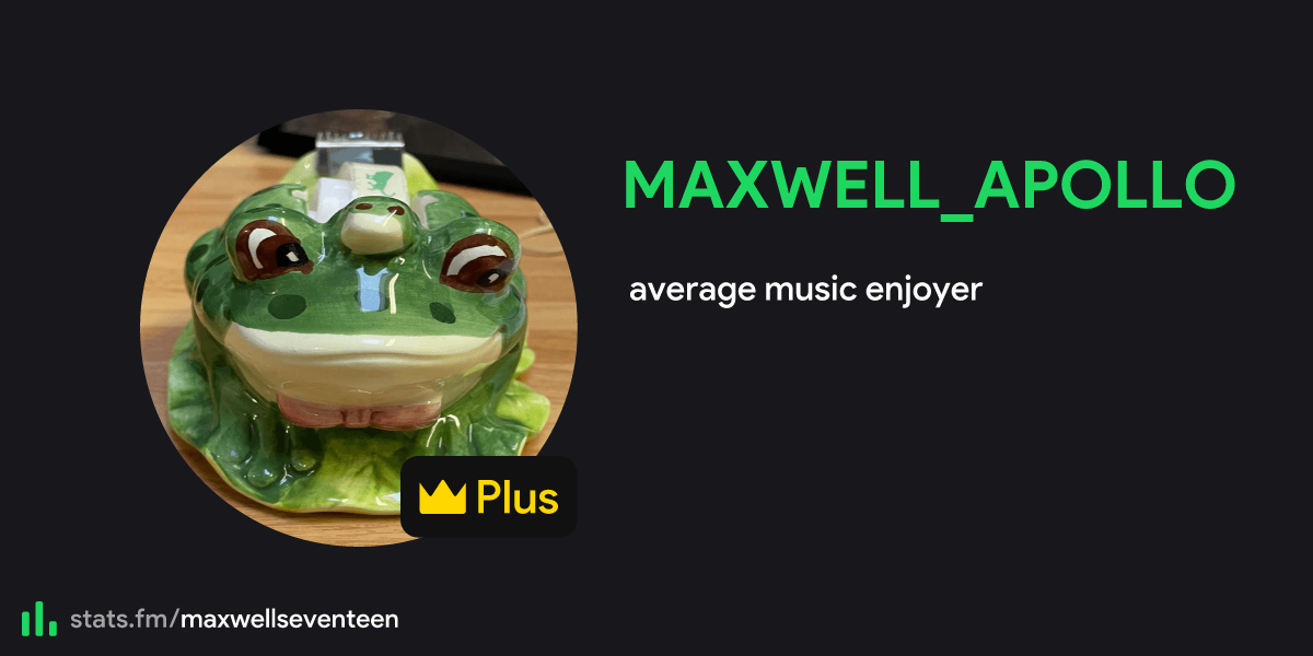 MAXWELL_APOLLO's stats, streams and more | stats.fm
